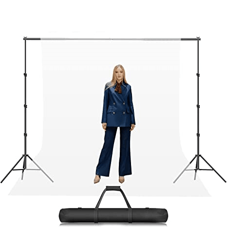 Height adjustable-Backdrop Stand Backdrop Support Stand Kit Portable B ...
